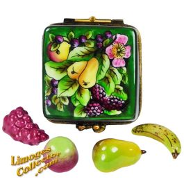 Provincial Fruit Limoges Box Figurine with Fruits Inside ...
